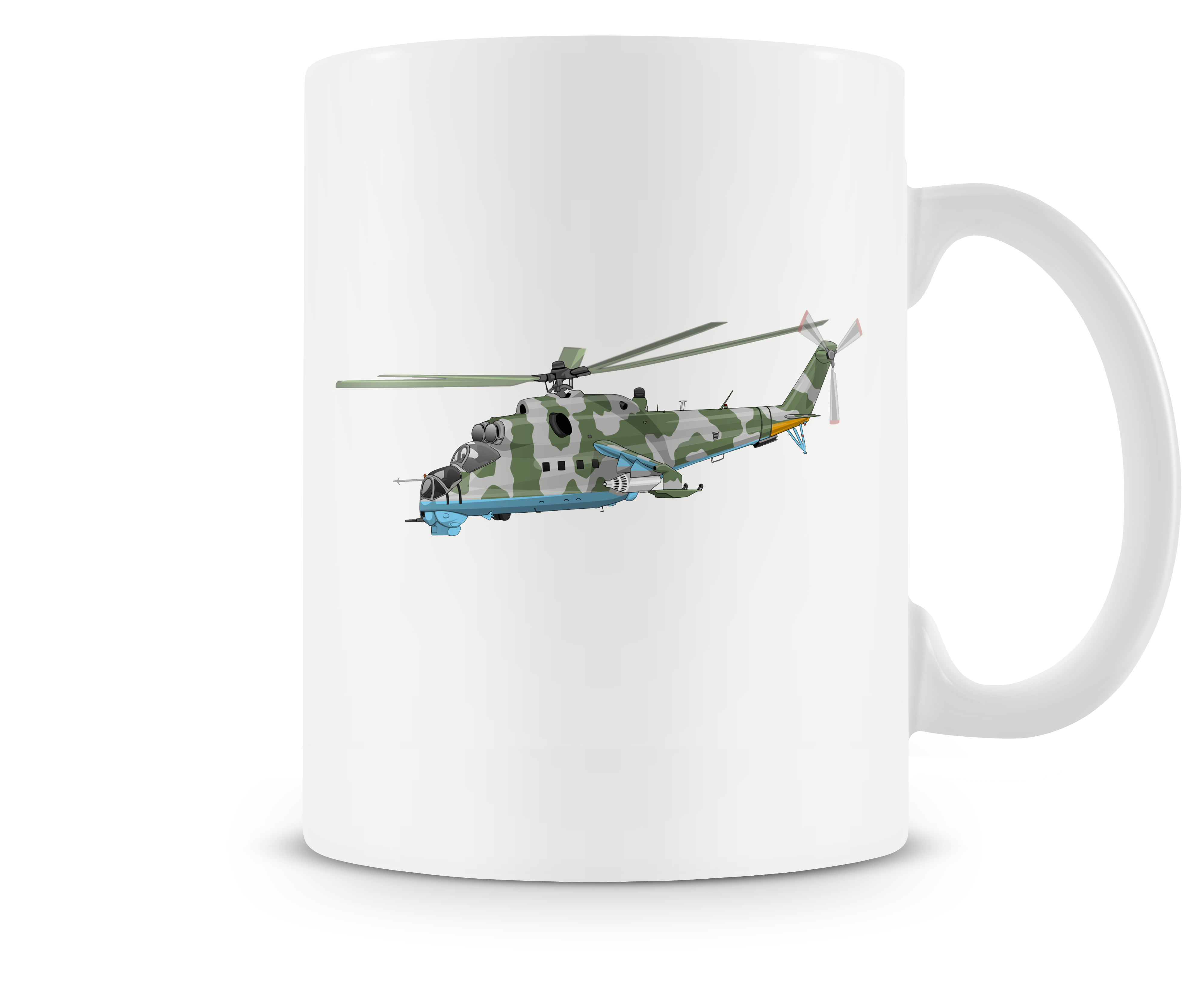 Mil Mi-24 - the Mi-24 is a battle tested Russia assault helicopter